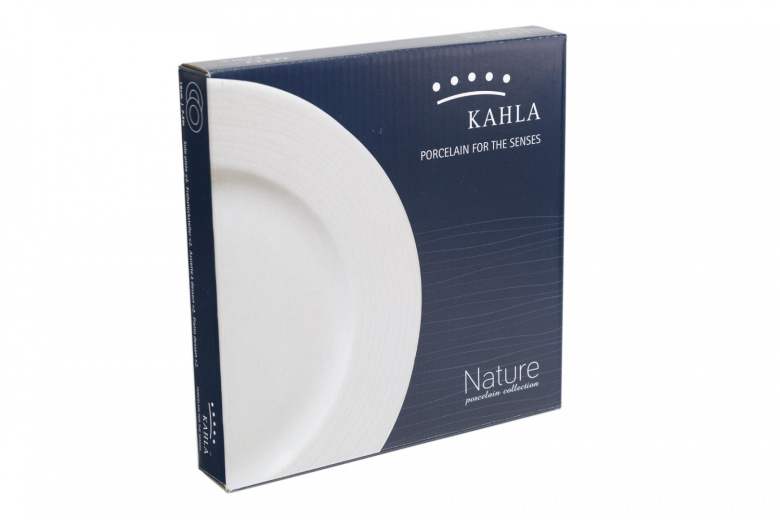 Komplet 2 białe talerze deserowe Kahla Nature porcelana Kahla Home Sklep - porcelana, herbata i ...